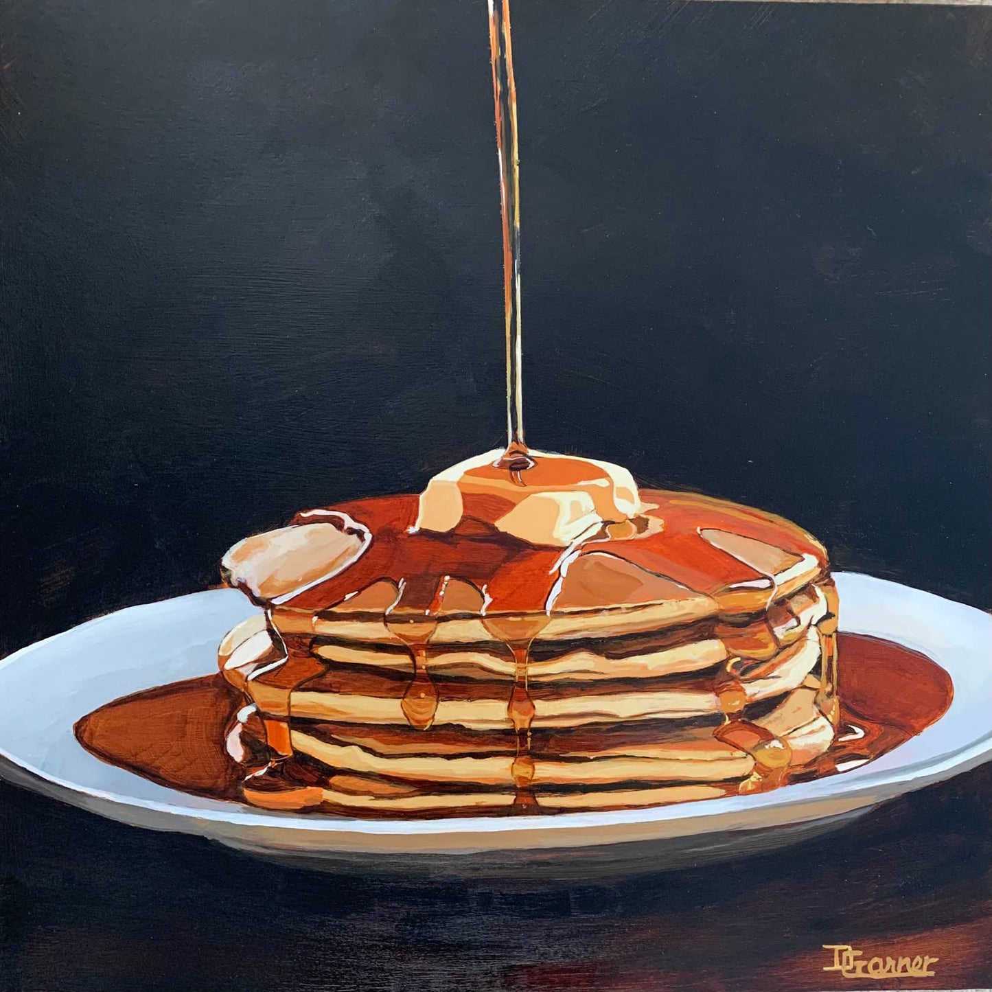 Donna Garner - Stack of jacks acrylic on cradled birch – Sweet Sixteen Show